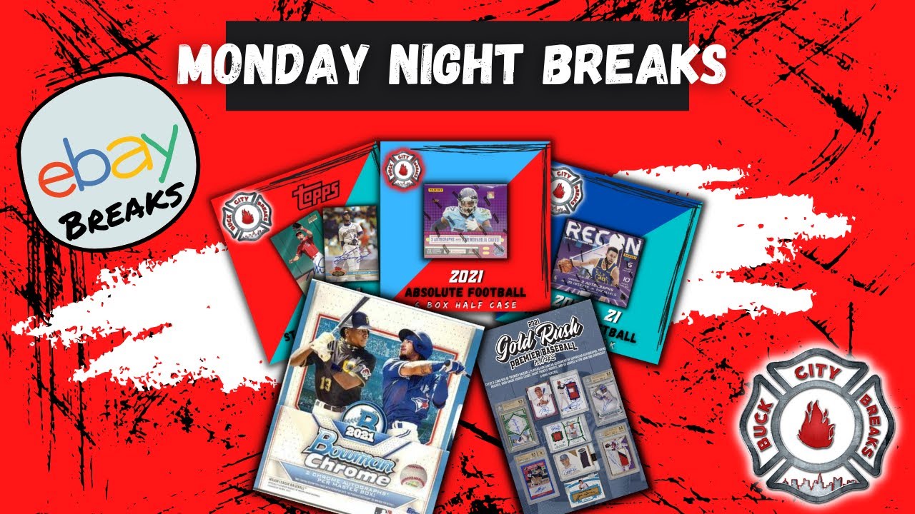 Monday Night Breaks - eBay (Absolute 🏈, Recon 🏀 and Stadium Club Chrome ...