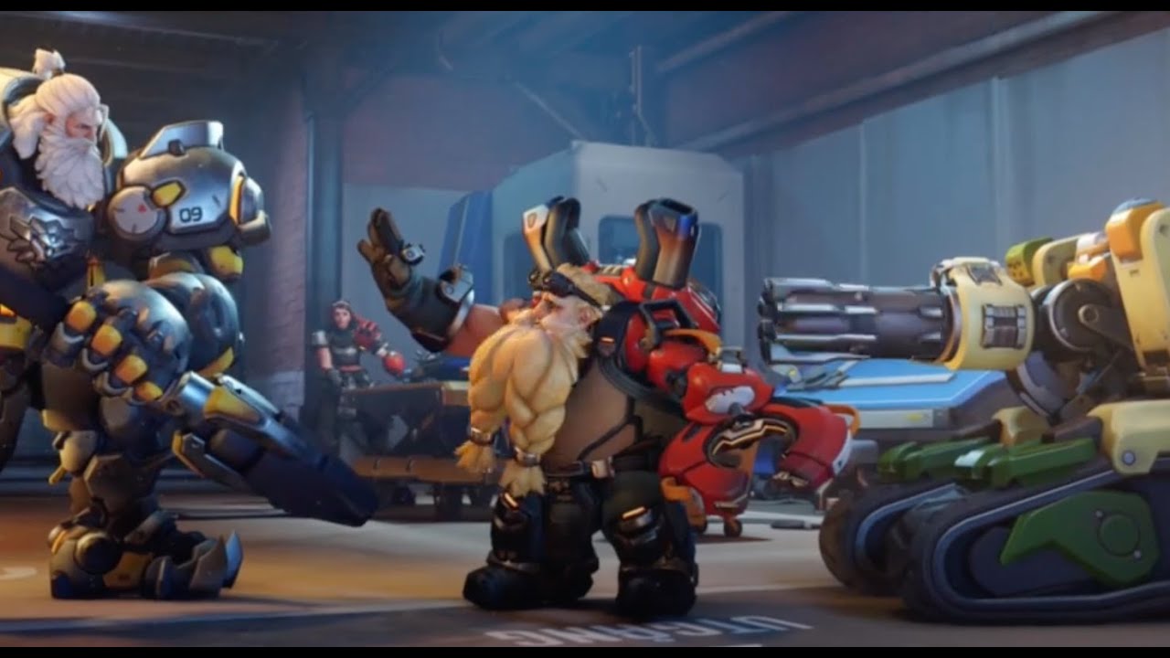 Torbjörn takes care of Bastion cutscene | Overwatch PvE cutscene - YouTube