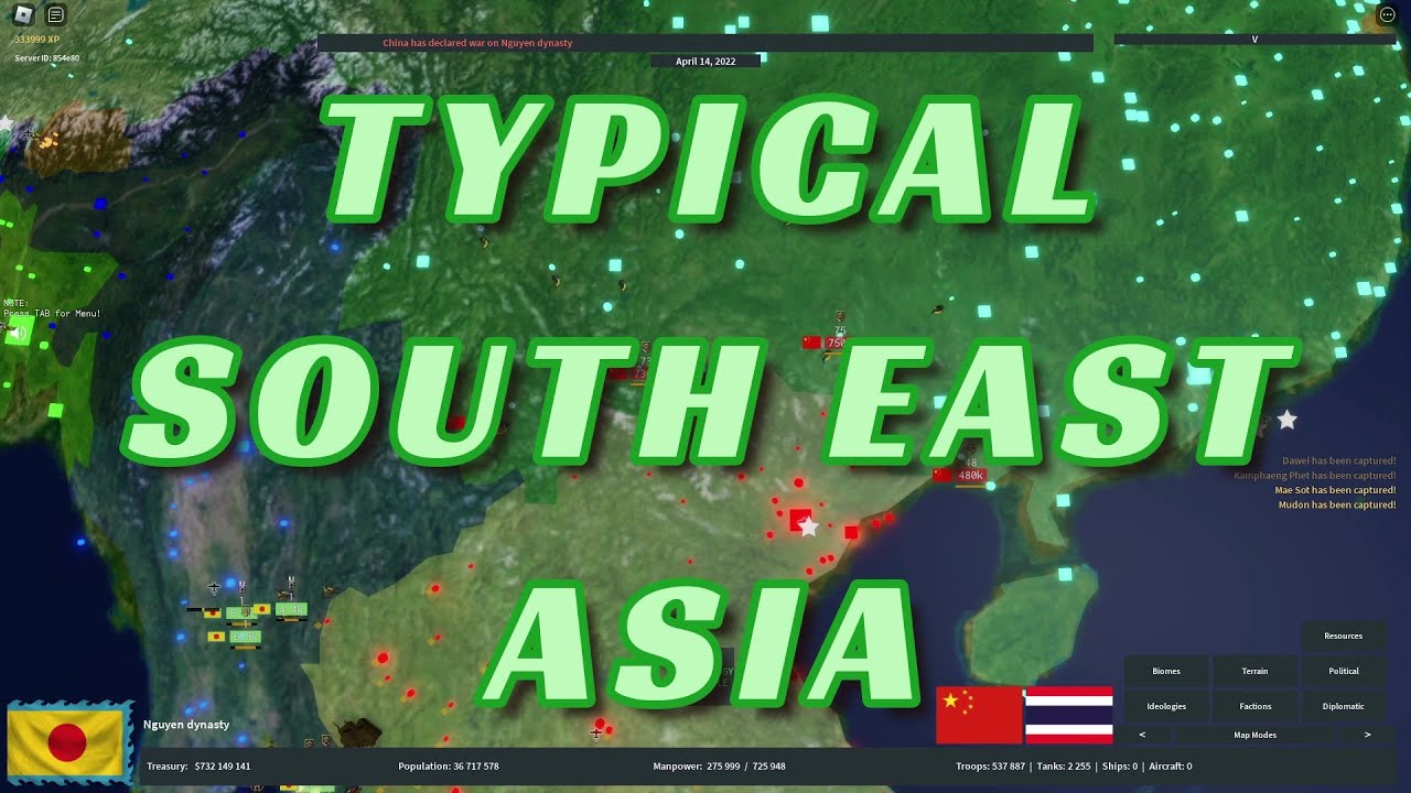 TYPICAL SOUTH EAST ASIA | ROBLOX RISE OF NATIONS - YouTube