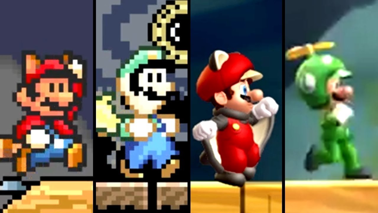Evolution of Airship Levels in 2D Super Mario Games (1988-2019) - YouTube