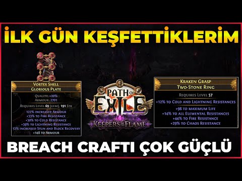 Yeni Breach Craft Çok Güçlü / İlk gün Keşfettiklerim / Path of Exile 3.27 Keepers of The Flame