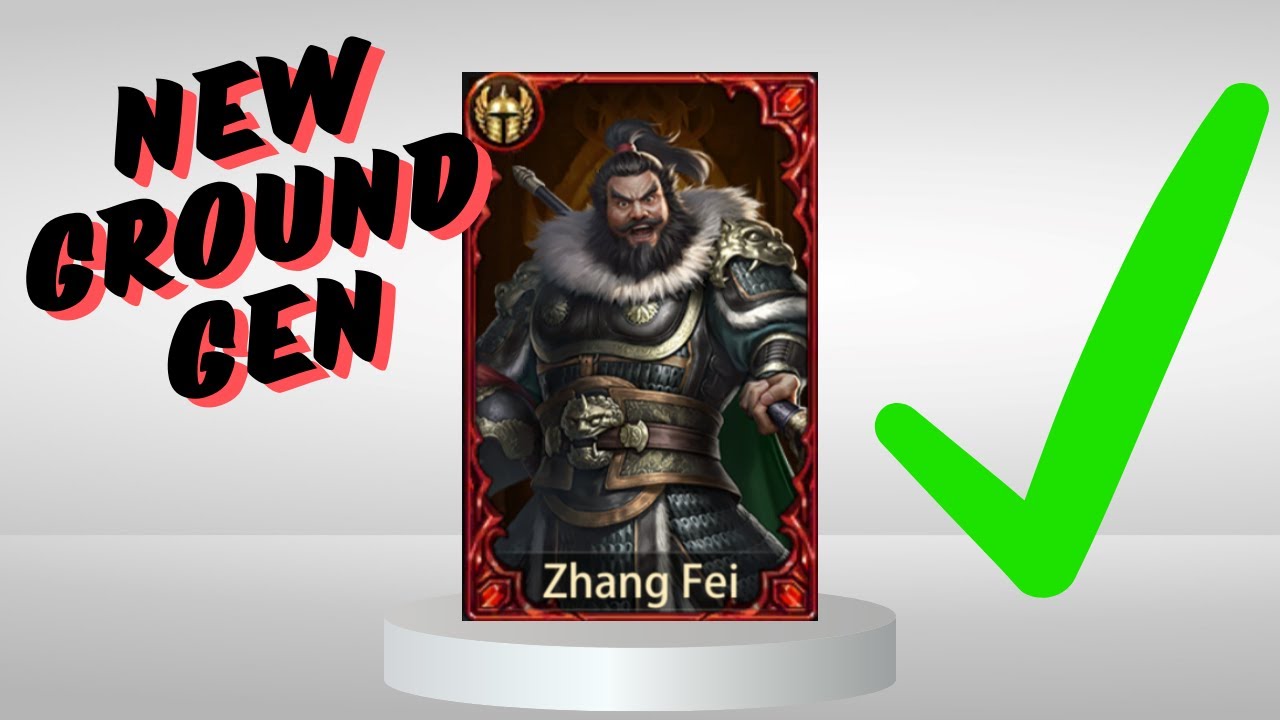 Evony New Ground General Zhang Fei - YouTube