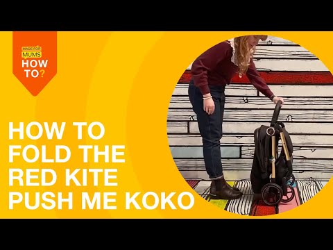 How to fold and unfold the Red Kite Push Me Koko stroller - YouTube