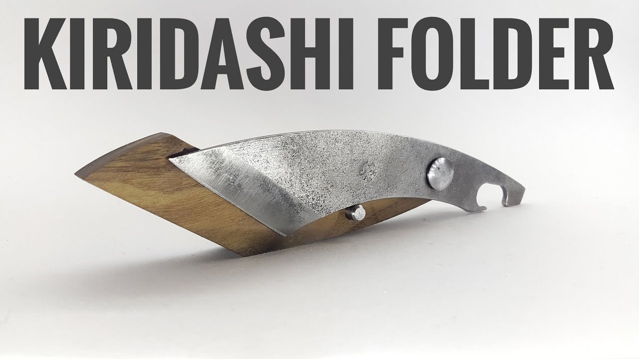 KIRIDASHI FOLDER - Making Of EDC Knife - YouTube