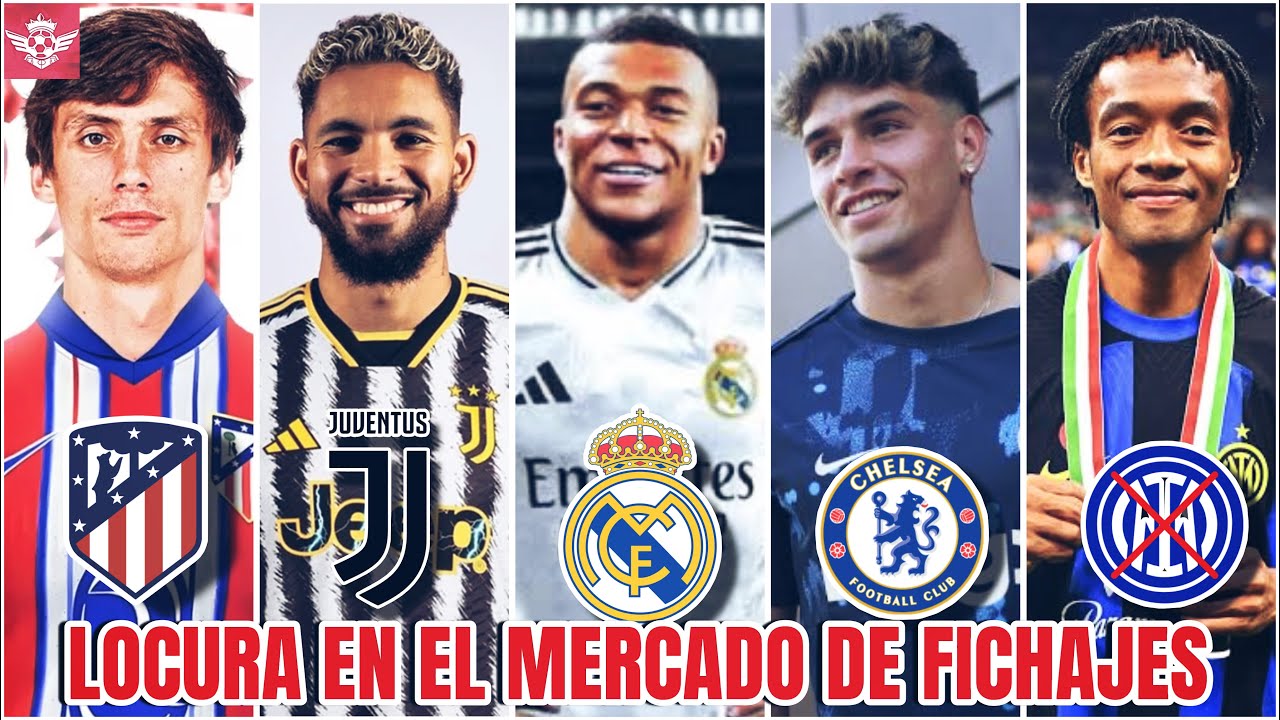 NUEVOS FICHAJES CONFIRMADOS y Salidas OFICIALES - El Mercado esta ...