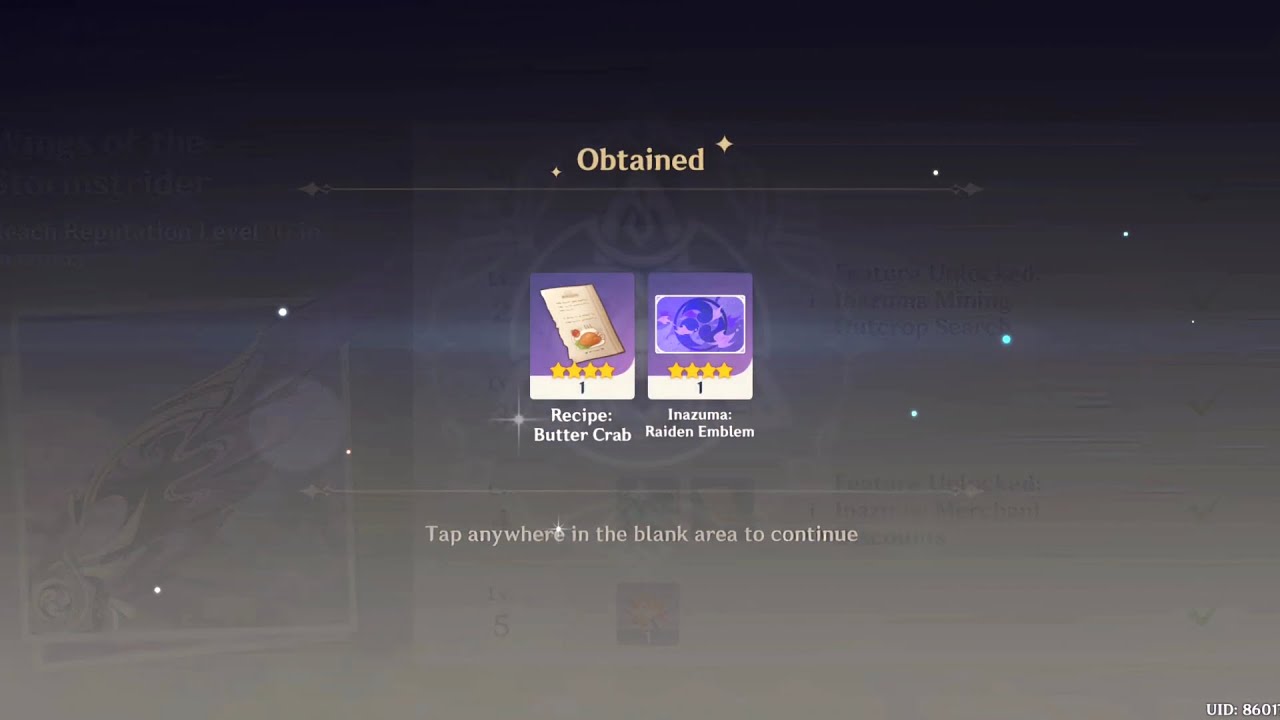 Inazuma Reputation Reward Lv. 7: Butter Crab - YouTube