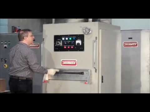 Thermex-Thermatron RF Preheater System with Preform Rotator - YouTube