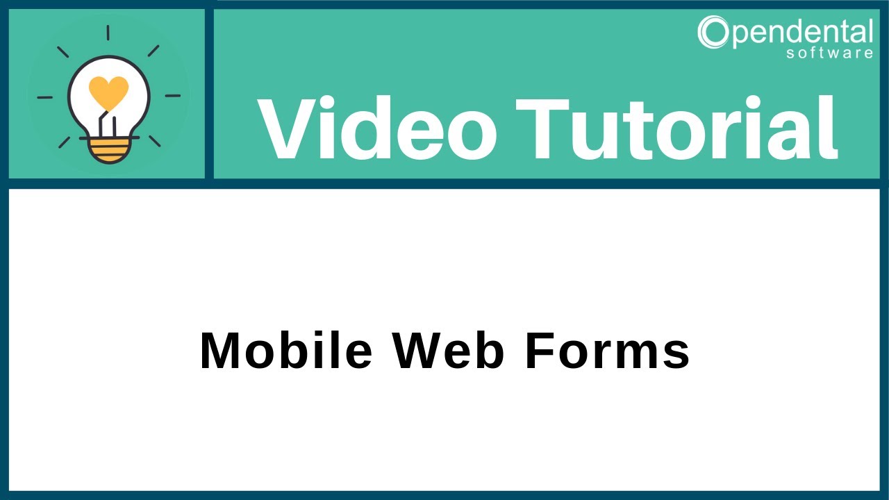 Mobile Web Forms - YouTube
