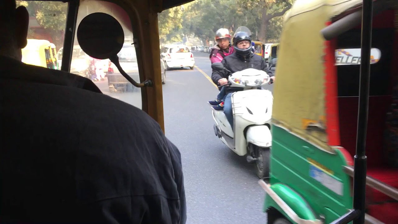 Auto Rickshaw Ride | New Delhi, India | Part 3 - YouTube
