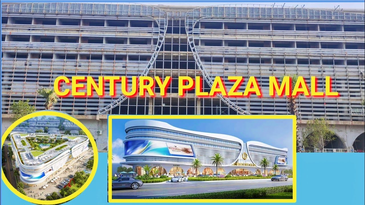 Construction of Century Plaza Mall is unique triangular design I its 3 ...