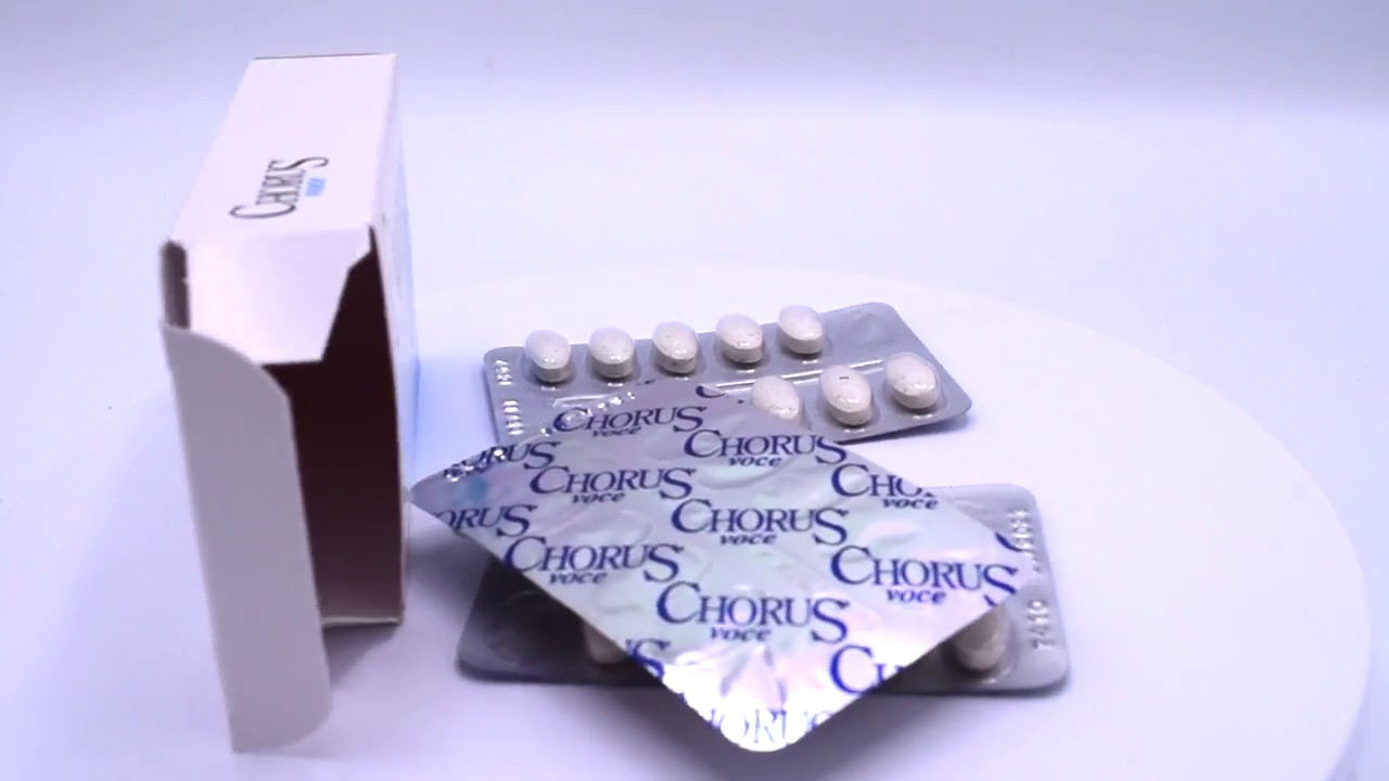 Chorus voce - compresse per la voce a base di Erisimo e Mirra, adatte ...