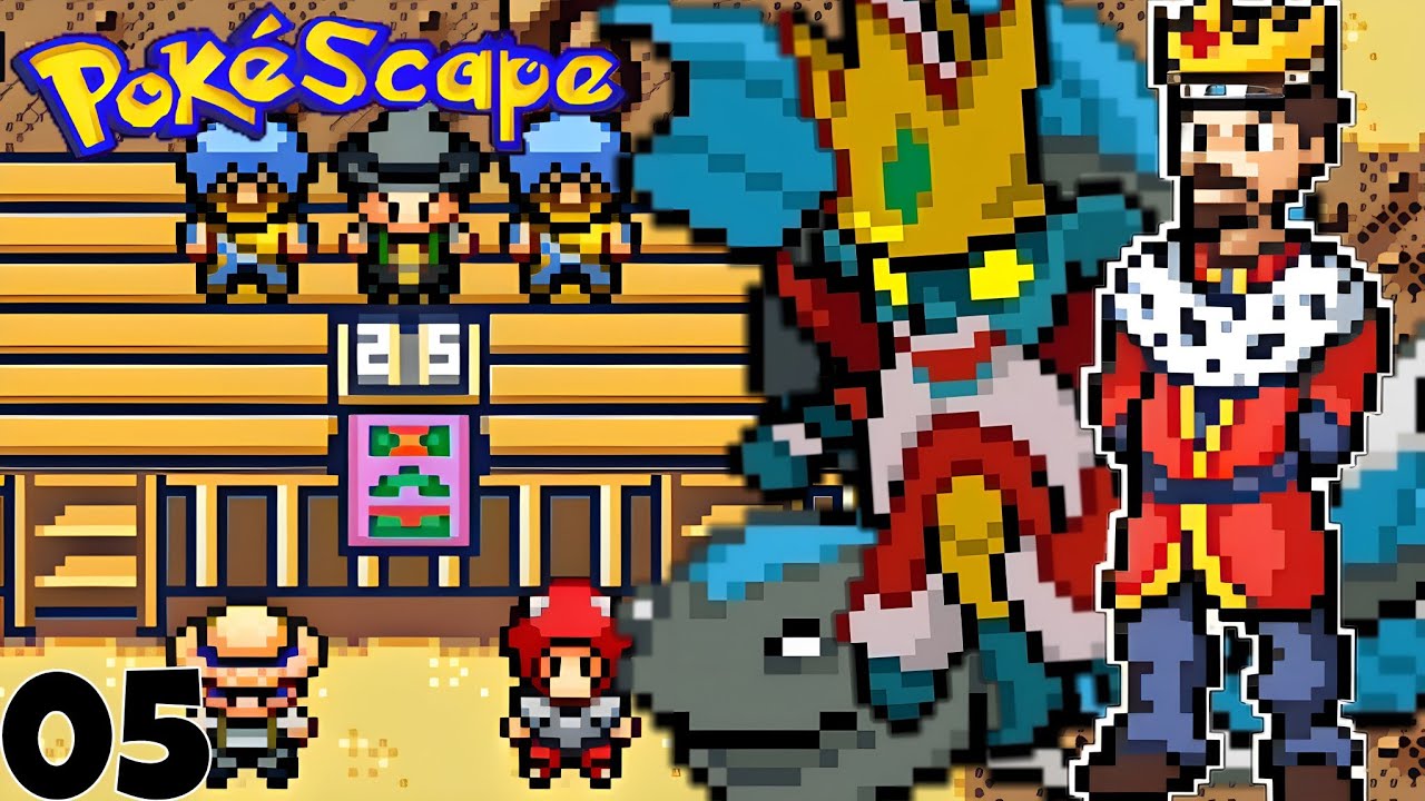 PokeScape Part 05 KING ROALD OF VARROCK RomHack Gameplay Walkthrough - YouTube