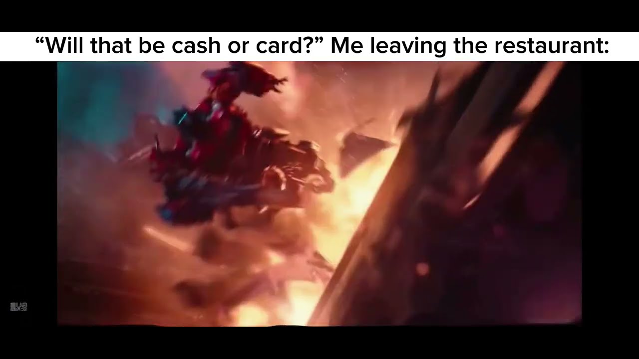 POV: You are asked "Will that Be Cash or Card?" (Meme) - YouTube