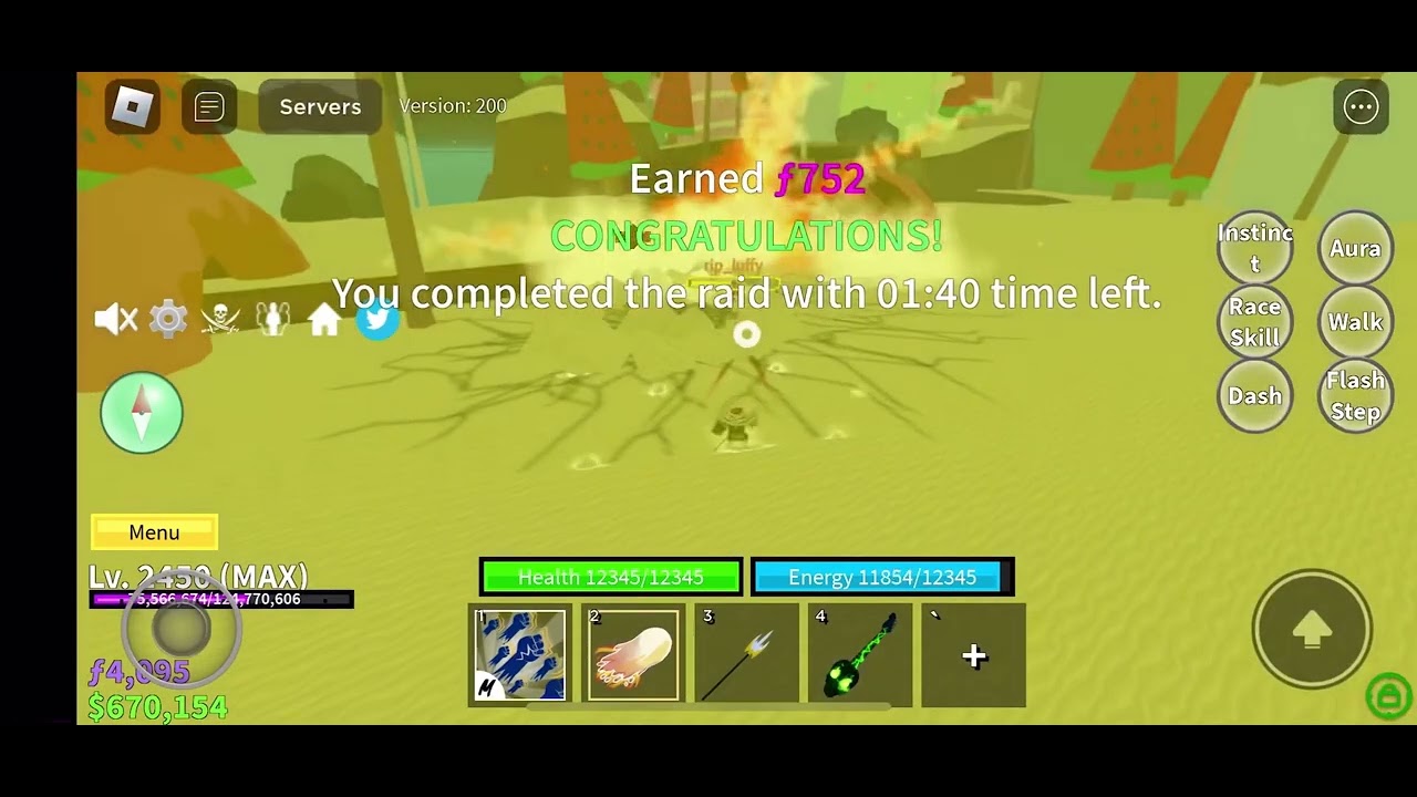 I awakened 2 dough moves on dough - Blox Fruits - YouTube