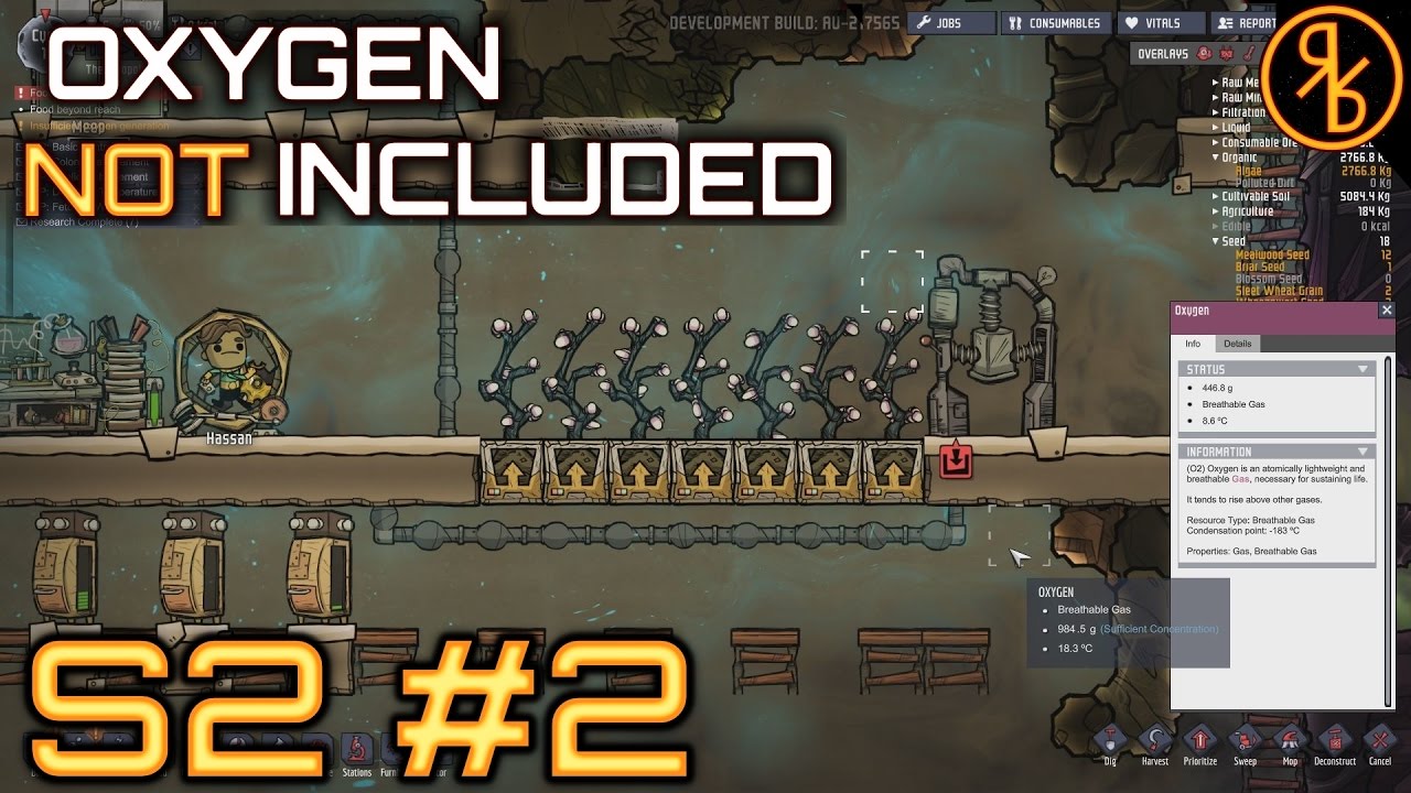 Oxygen Not Included S2 E2 | Farming and Irrigation | Agricultural ...