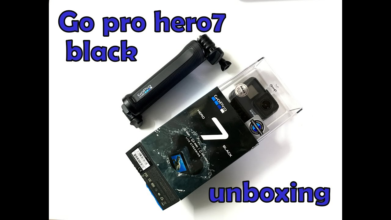 Gopro Hero7 Black Action Camera Unboxing & supporting Accessories 2019 ...