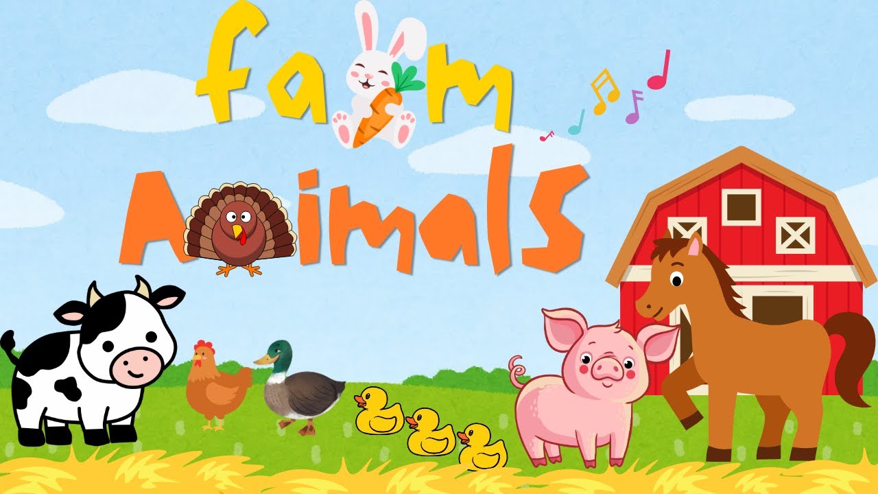 Farm Animals: Learn fun facts about farm animals with Animal Sound|🎶 ...