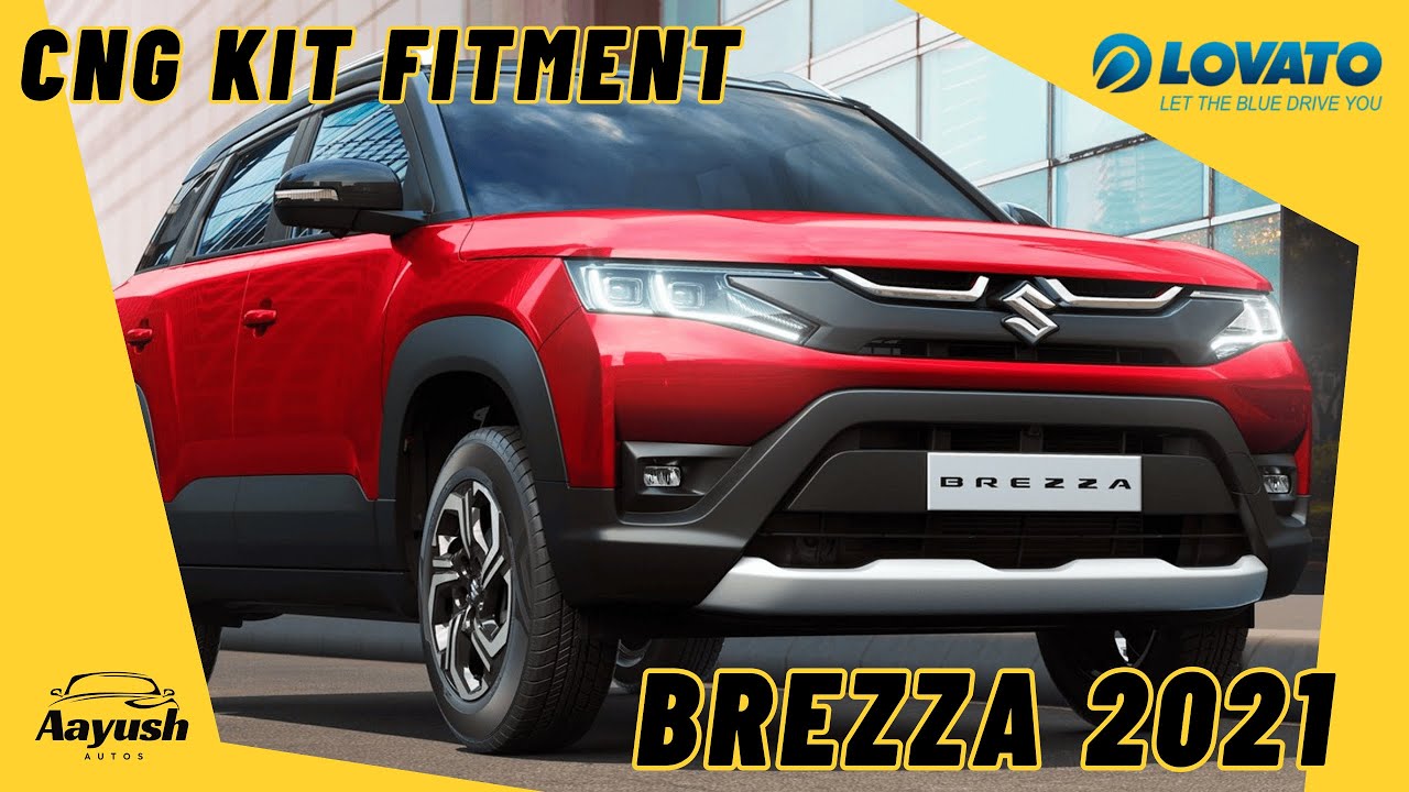 Brezza 2021 Model CNG Kit Fitting by Aayush Autos | Enhanced ...