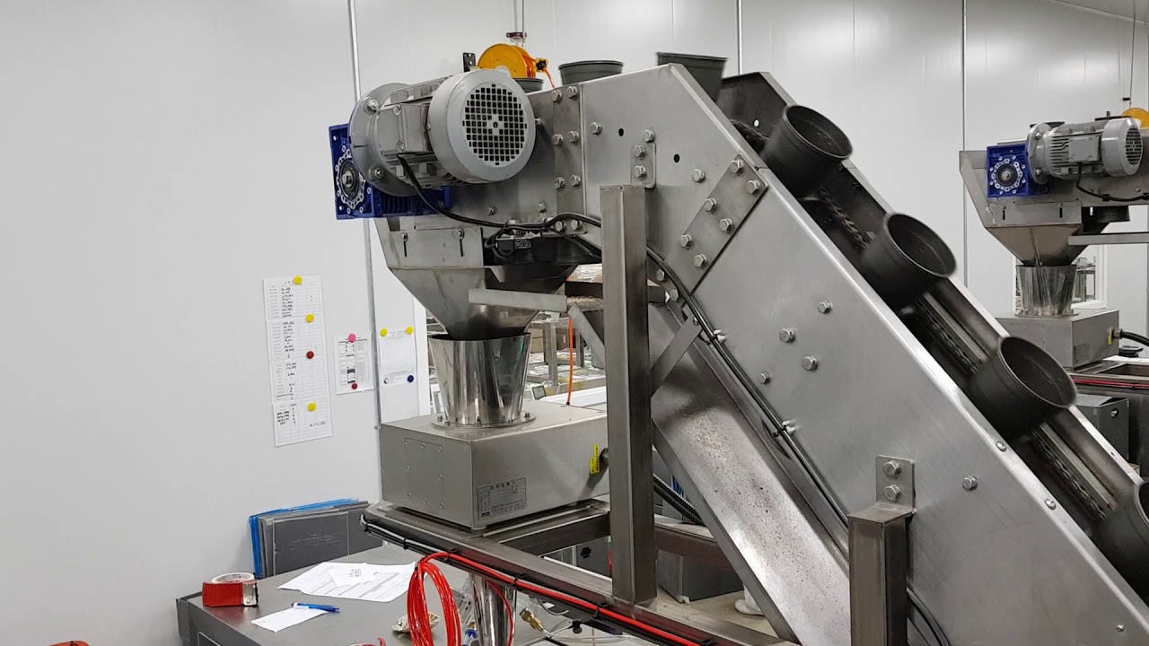 180112 Fall Type Metal Detector with Multi Scale Hopper 2 - YouTube