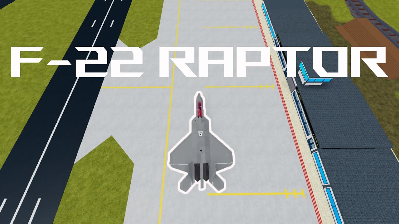 F-22 Raptor Remake Showcase | Roblox Plane Crazy - YouTube