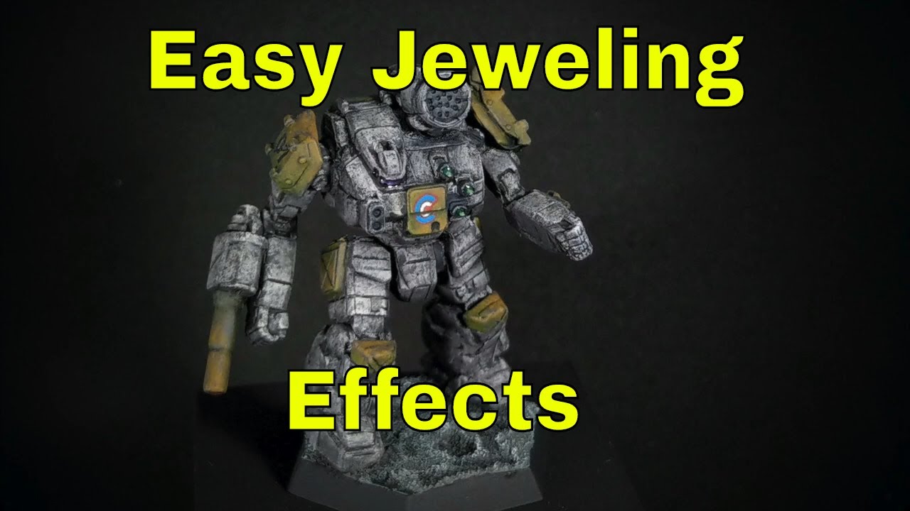 Easy Jeweling Effects for Laser Weapons | Battletech Painting - YouTube