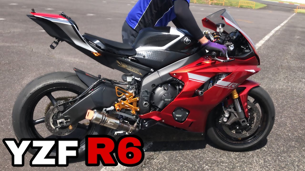 YZF‐R6 red【BN6】Finally you can run! - YouTube
