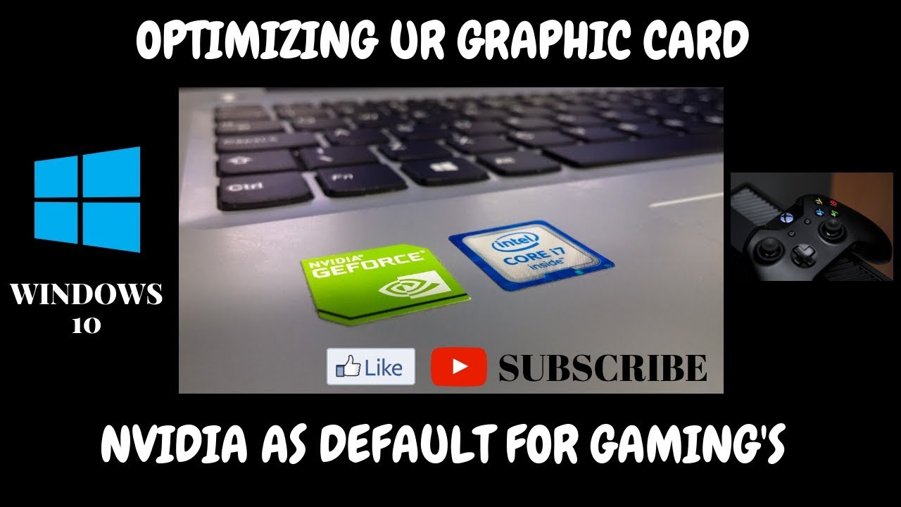 how to optimize your NVIDIA graphics as default for Gaming - YouTube