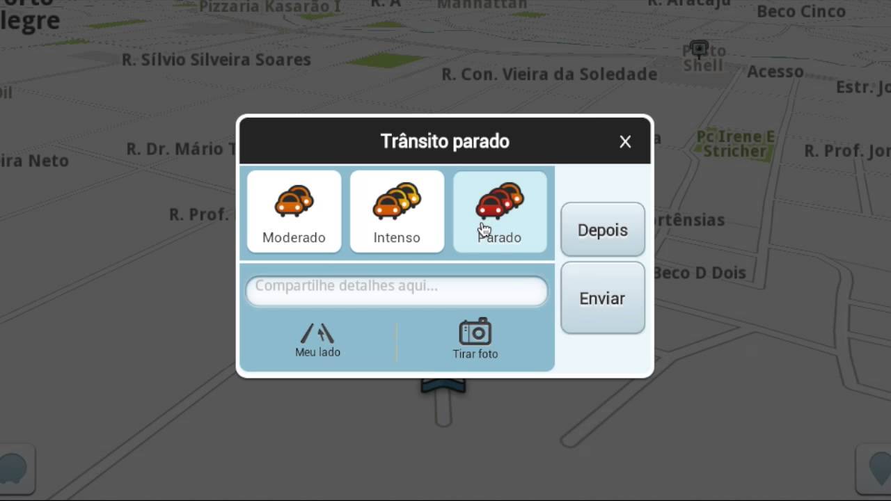 Waze - Como enviar um alerta de trânsito - YouTube