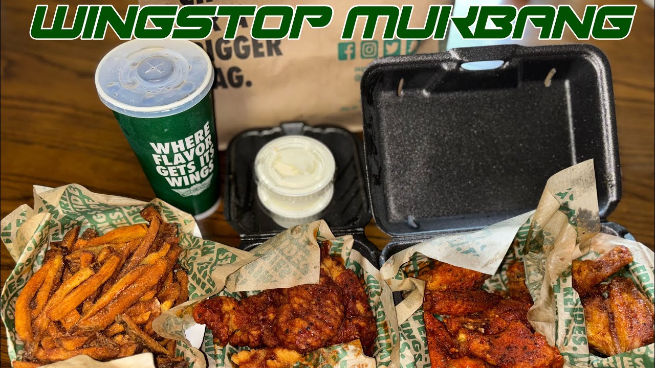 🤤WingStop Mukbang - YouTube