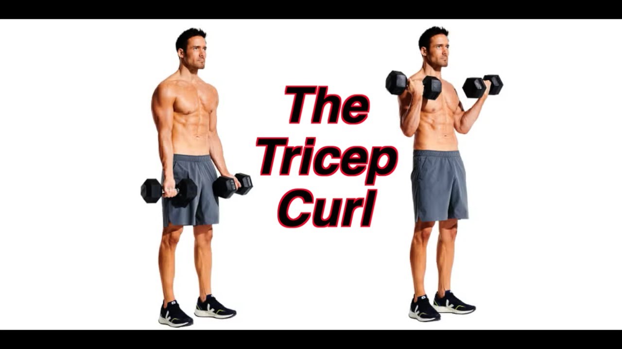 Bicep curls for tricep growth - advanced training tip - YouTube