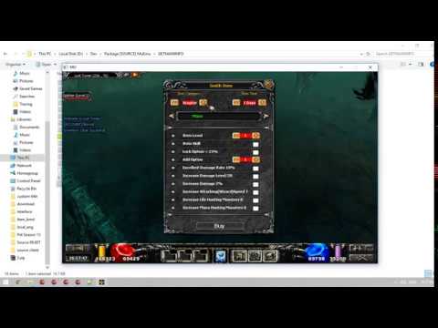 Mu Online - Black Smith Item [CUSTOM] - YouTube