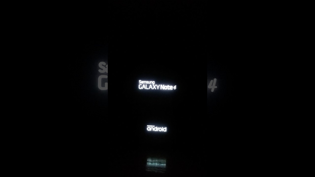 Samsung Galaxy Note 4 Boot up Animation - YouTube