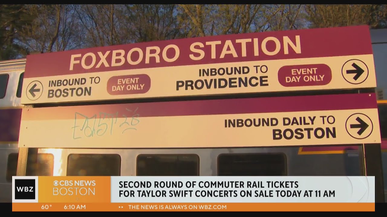 Second round of Commuter Rail tickets for Taylor Swift concerts set to ...