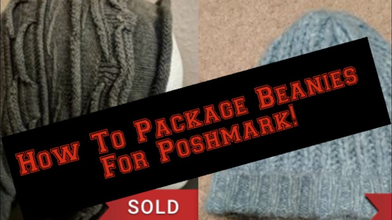 DIY Packaging Ideas - How to package a beanie for Poshmark with a USPS ...