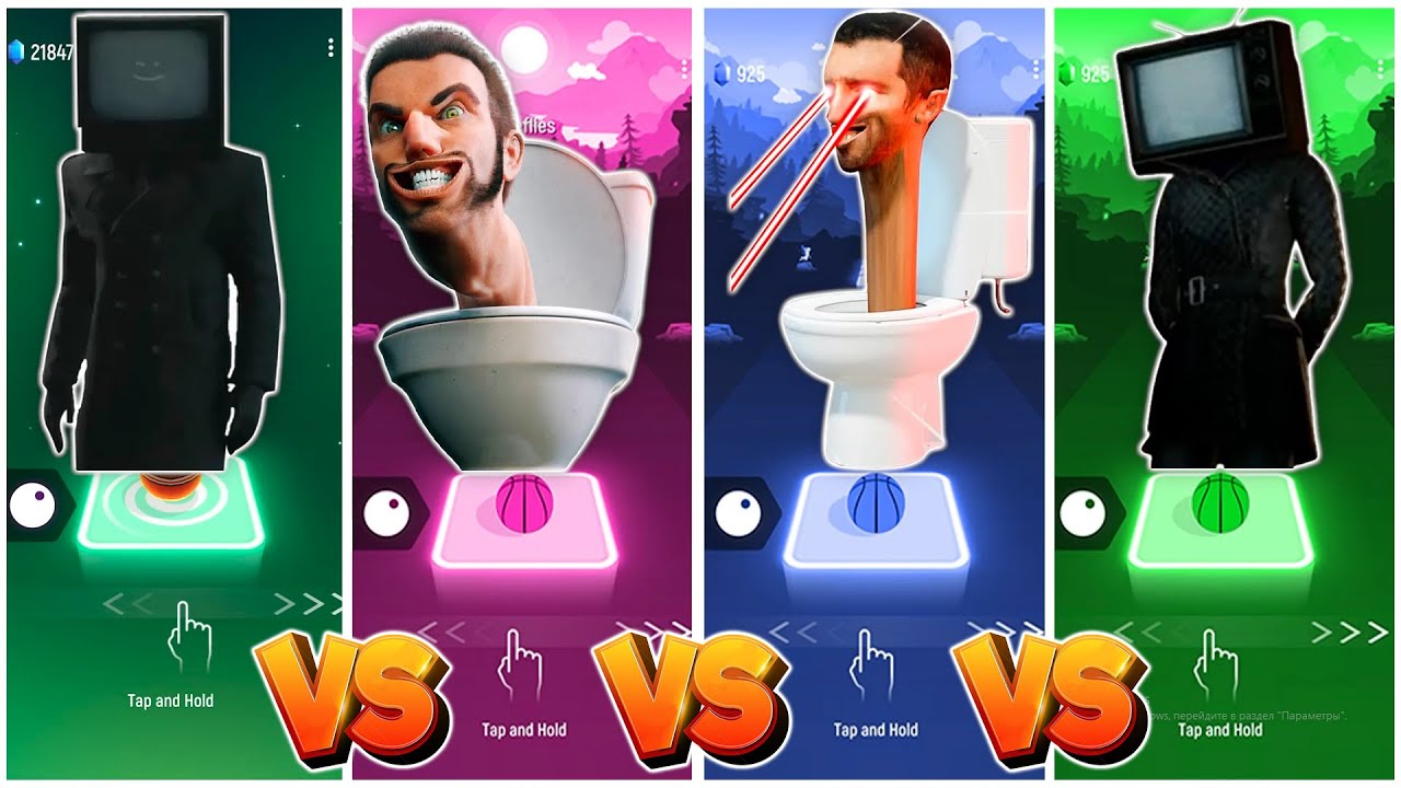 Skibidi Toilet Songs🎶ALL VIDEO MEGAMIX🆚Plunger Cameraman 3.0🆚Large ...