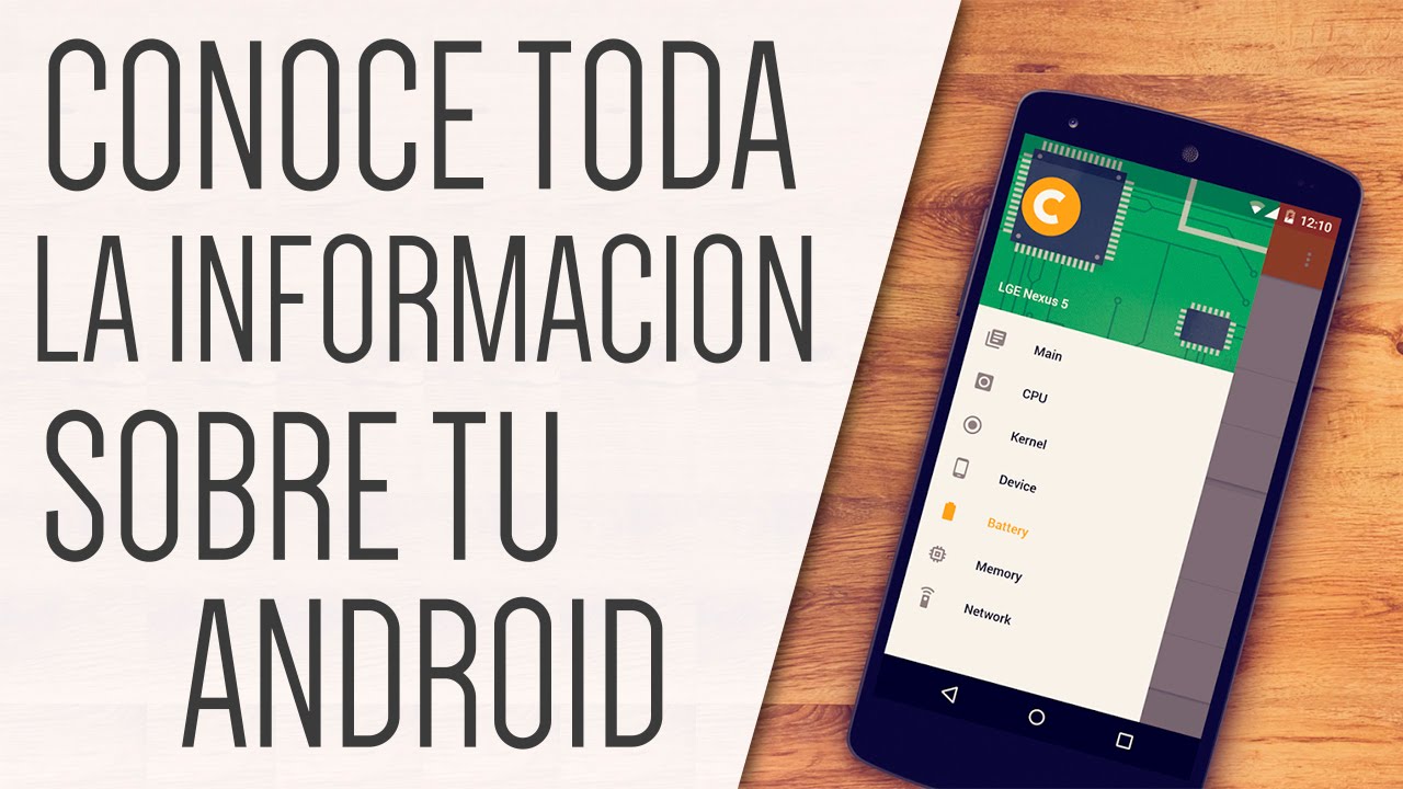 Conoce toda la información de tu Android 2016 - YouTube