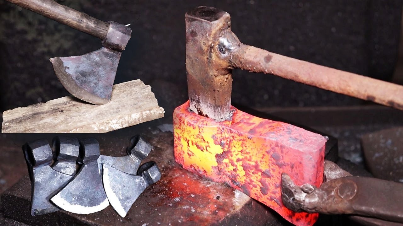 Axe Making Factory | How 21st Century Blacksmith Forged Sharp ...