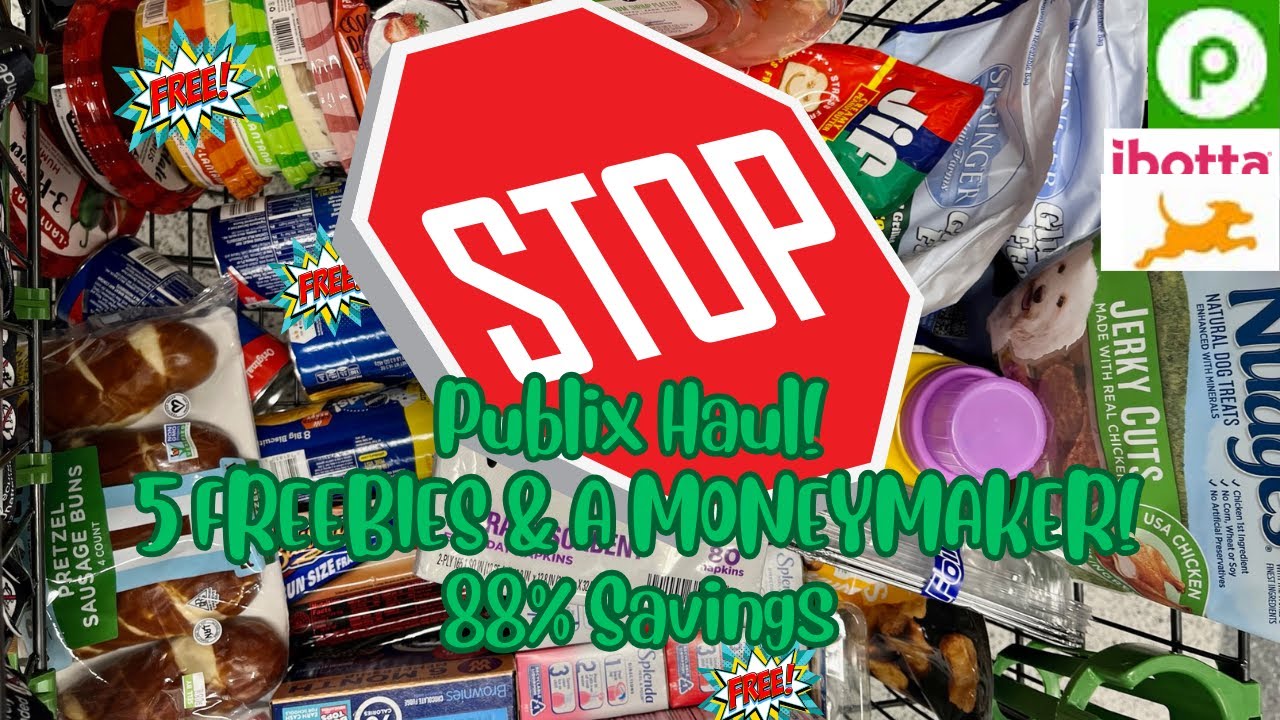 Stop & Watch Publix Haul with 4 Moneymakers & 2 Freebies!🤯 88% Savings ...