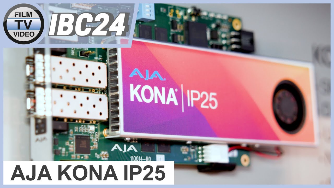IBC24: Aja Kona IP25 - YouTube