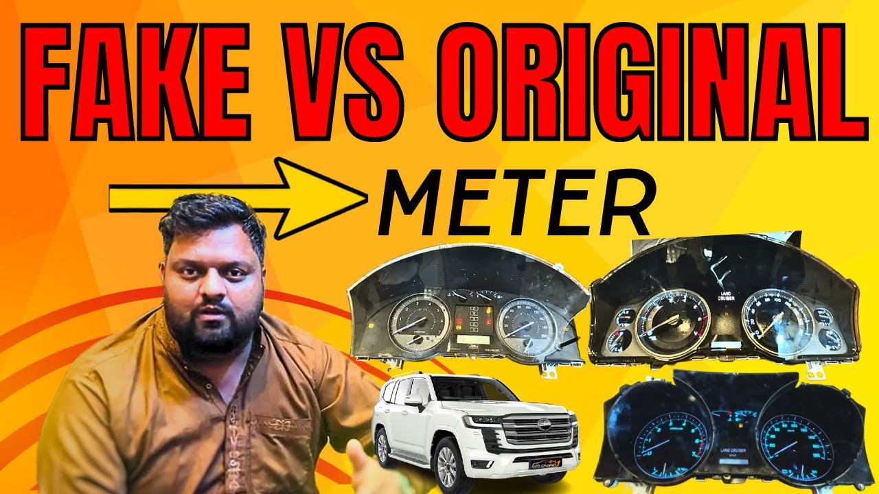 Fake vs Original | land cruiser and toyota Prado original cluster| auto ...