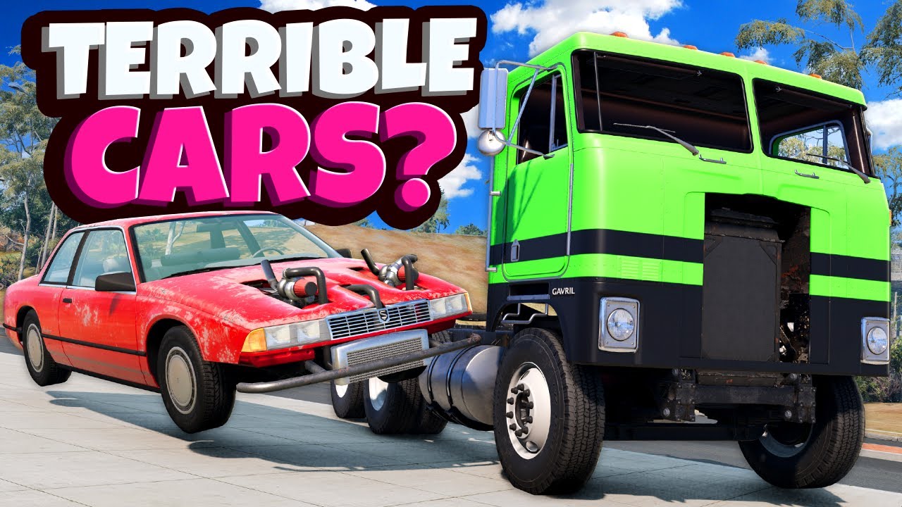 The WORST Cars Are Actually Fun For Police Chases in BeamNG Drive Mods ...