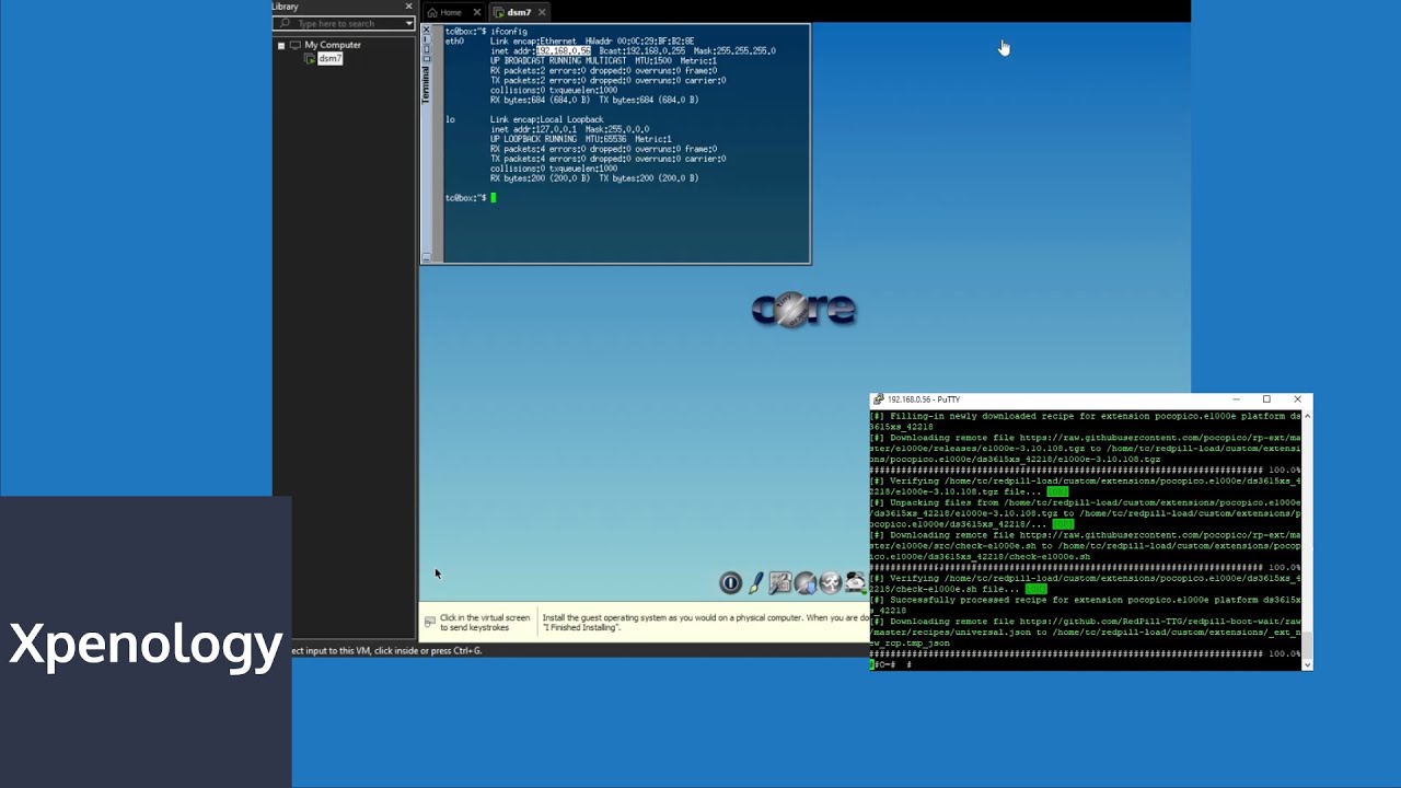 Xpenology Crear imagen desde cero Bare-Metal---vmware - YouTube