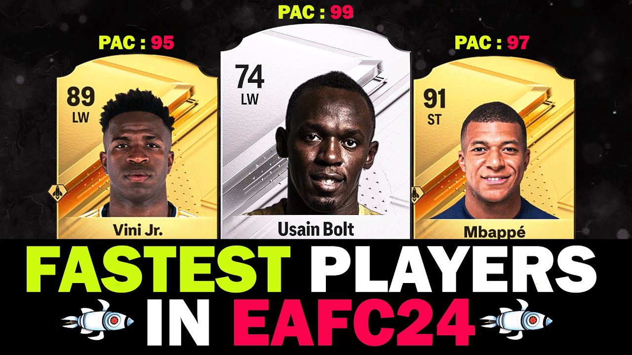 FC24 | FASTEST PLAYERS IN FC24! 🤯🚀ft.Mbappe, Vinicius Jr, Adeyemi ...