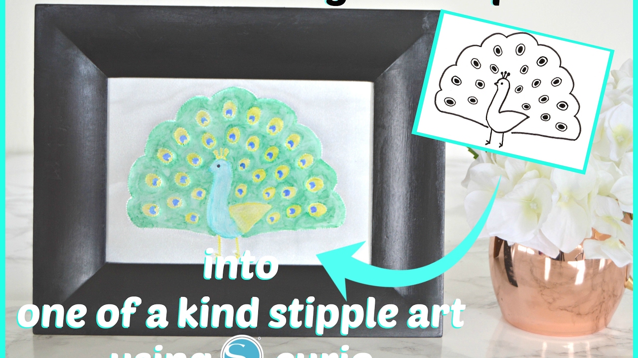 How to convert your simple art into stipple art using Silhouette curio ...