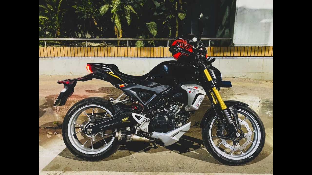 Honda CB150R Exmotion city run with new exhaust installed. Exhaust ...