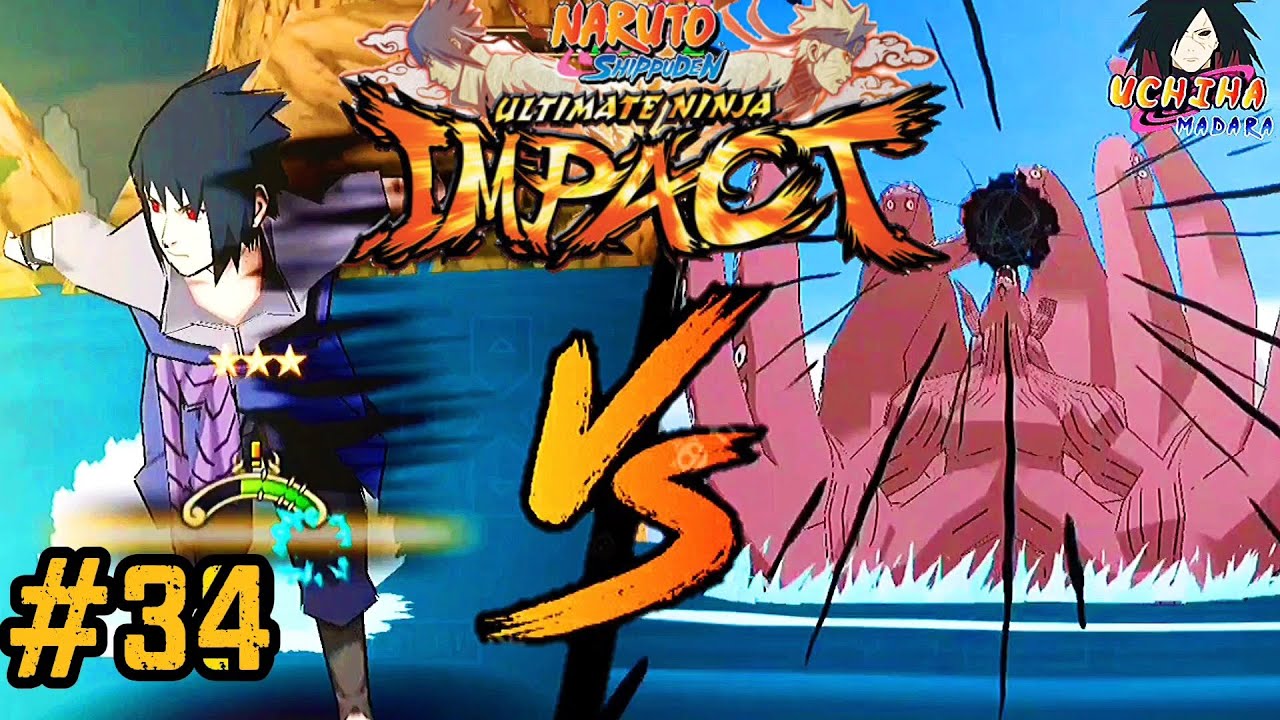 Sasuke vs Killer Bee #34 //Naruto Shippuden: Ultimate Ninja Impact ...