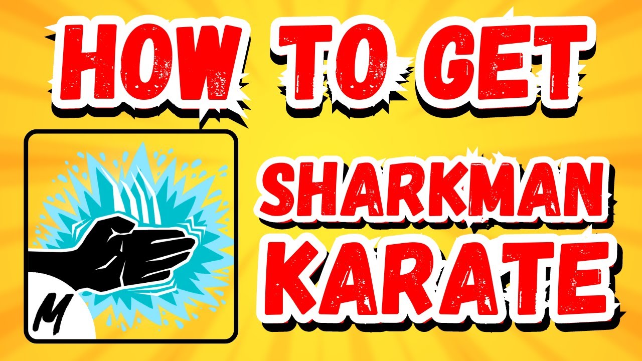How To Get Shark Man Karate Water Kung Fu (Quick Tutorial) - YouTube