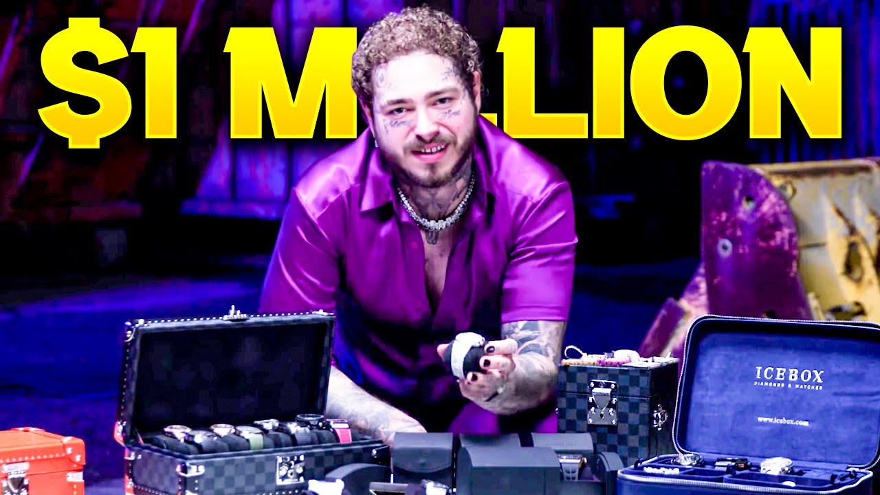 A Look at Post Malone's Insane Jewelry Collection - YouTube