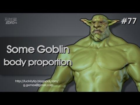 Zbrush Sculpting - Some Goblin - proportion - YouTube