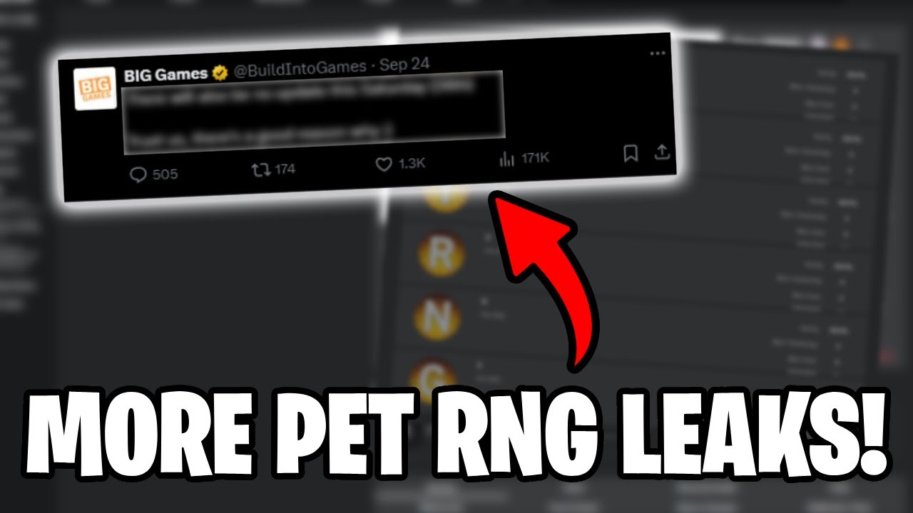 MASSIVE Pet RNG Leaks CONFIRM NEW Game?! - YouTube